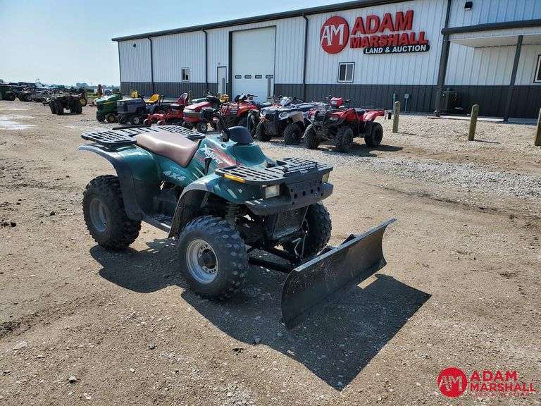 1999 Polaris 300 Xplorer ATV w/ Polaris Snow Blade - Adam Marshall Land ...