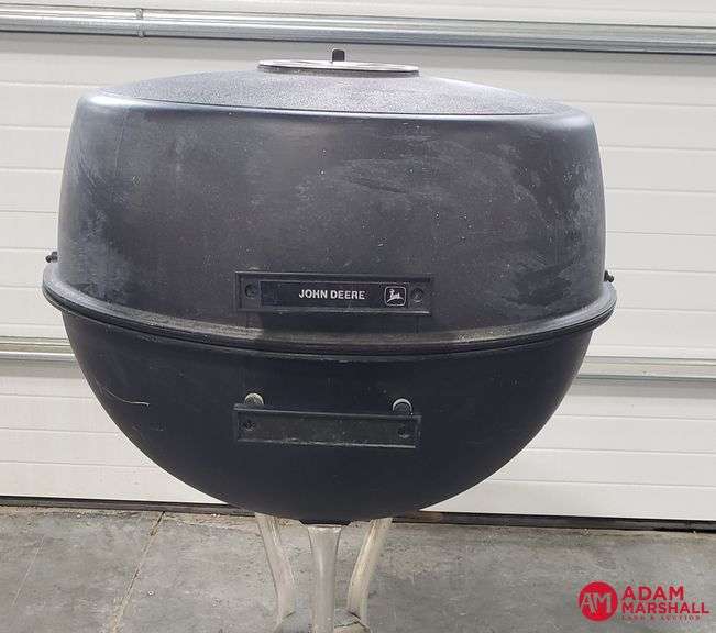 Rare vintage John Deere charcoal grill - Adam Marshall Land & Auction, LLC