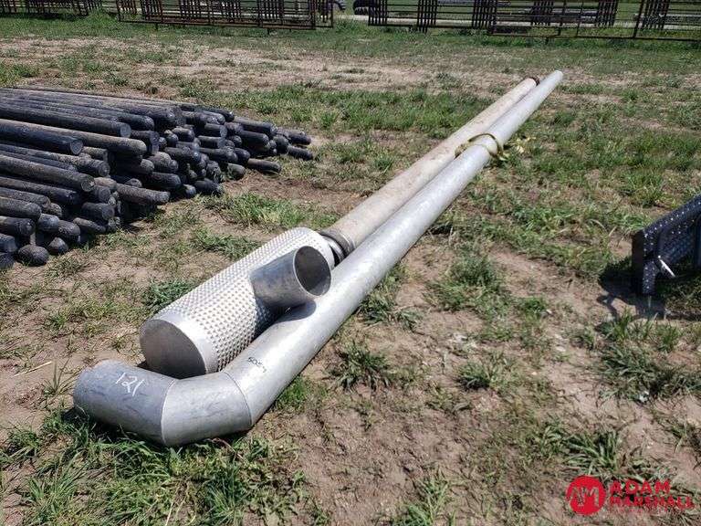 8" Aluminum Stinger Pipe, 29FT & 21FT Extensions - Adam Marshall Land ...