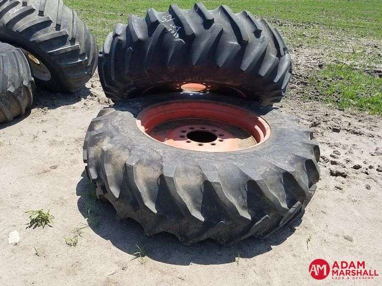 (2) Rims & Tires, 18.4x34 - Adam Marshall Land & Auction, LLC