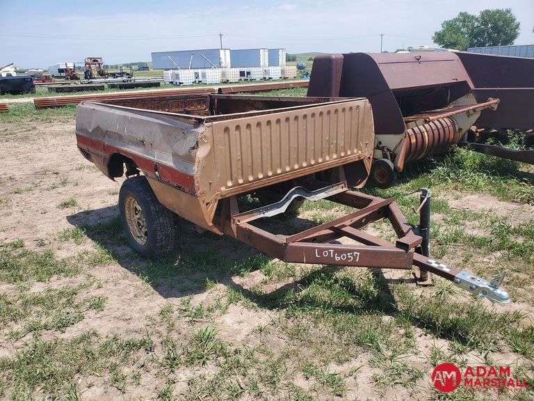 8FT Dodge Ram Pickup Box Trailer - Adam Marshall Land & Auction, LLC