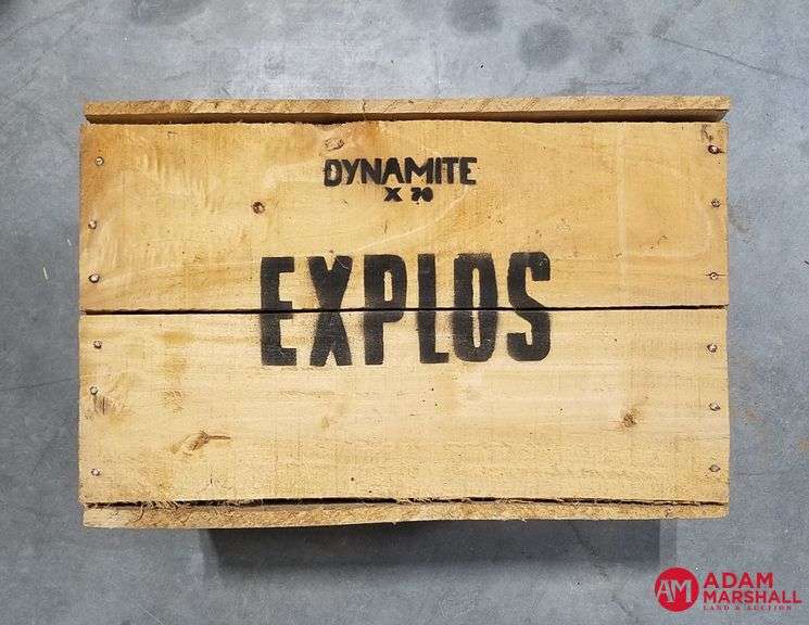 Explos Dynamite & Homemade Hercules Nitro Glycerin Wooden Crates - Adam ...