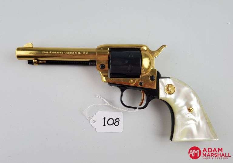 Colt Single Action Frontier Scout Revolver 1867-1967 Nebraska ...