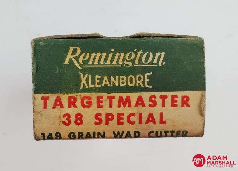 Vintage Remington Kleanbore Targetmaster - 38 Special, 148 Gr Wad ...