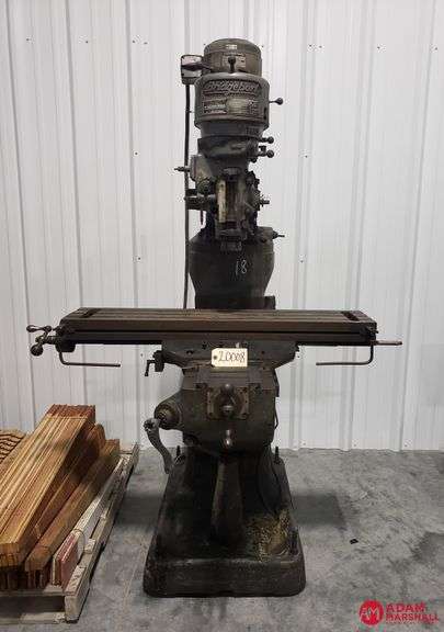 Bridgeport Milling Machine - Adam Marshall Land & Auction, LLC