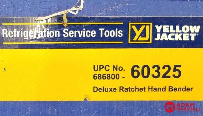 Yellow Jacket Model 60325 Deluxe Ratchet Hand Bender Kit - Adam ...