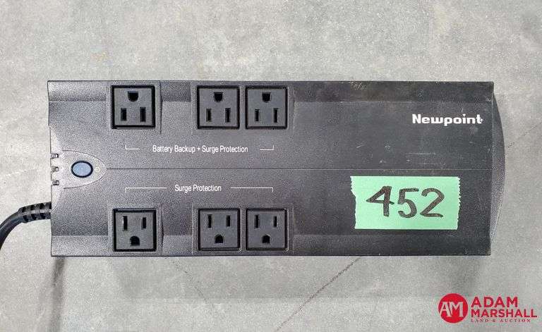 Newpoint Battery Backup/Surge Protection - Adam Marshall Land & Auction ...