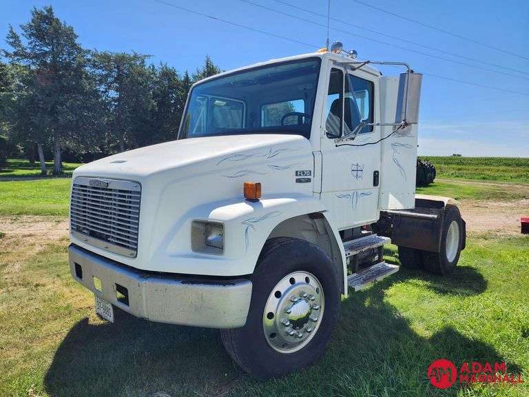 1996 Freightliner FL70 Semi Truck Tractor - Adam Marshall Land ...