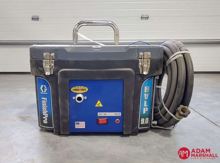 Graco FinishPro HVLP 9.0 Paint Sprayer - Adam Marshall Land & Auction, LLC