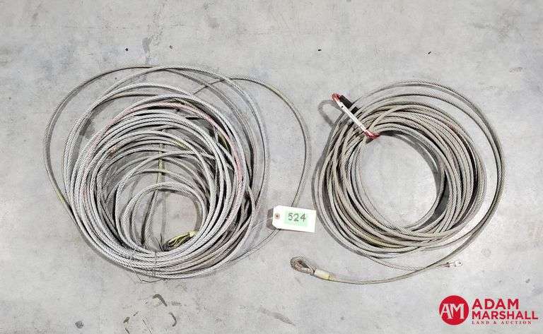 (2) Wire Cables - Adam Marshall Land & Auction, LLC