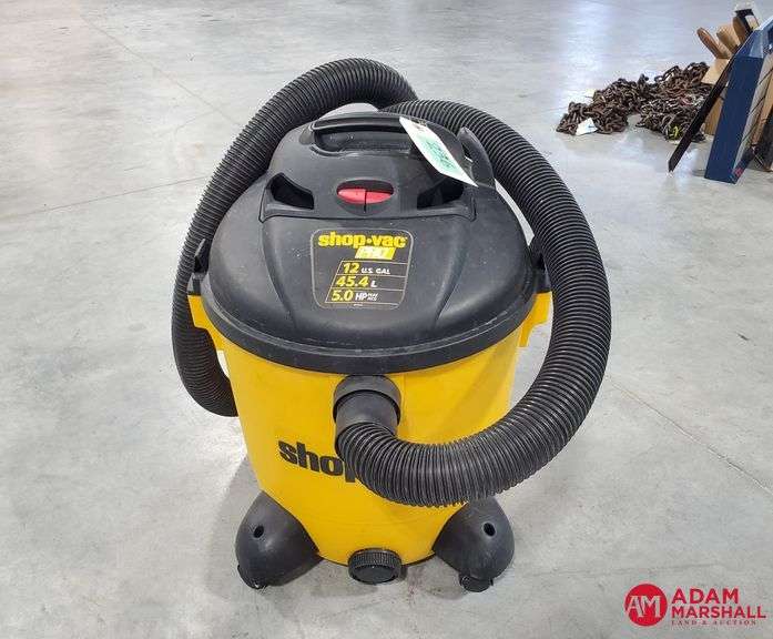 Shop-Vac Pro 12 Gal/5 HP Wet/Dry Vac - Adam Marshall Land & Auction, LLC