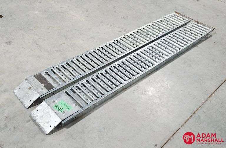 (1 Pr) 6' Aluminum Loading Ramps - Adam Marshall Land & Auction, LLC