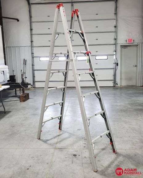 GP Logistics 7' Folding Ladder - Adam Marshall Land & Auction, LLC