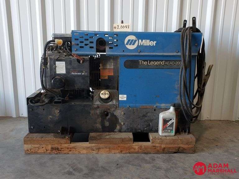 Miller The Legend AEAD-200 LE Constant Current AC/DC Welder-Power Gen ...