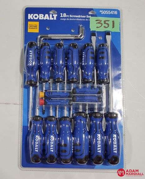 Kobalt Screwdriver Set (18 Pc) - NIB - Adam Marshall Land & Auction, LLC