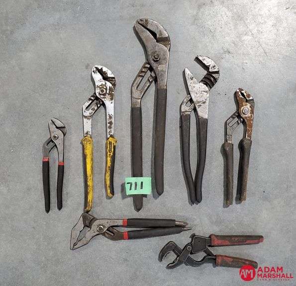 Assorted Channel Lock Pliers - Adam Marshall Land & Auction, LLC