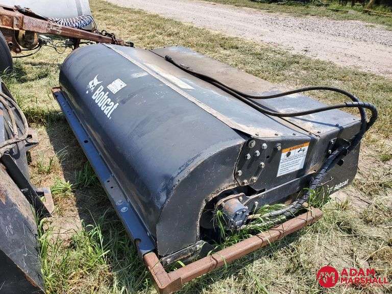 Bobcat 84"/7' Box Broom Sweeper Bucket - Adam Marshall Land & Auction, LLC
