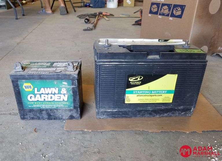 NAPA Garden Tractor Battery & Alliance Starting Battery - Adam Marshall ...