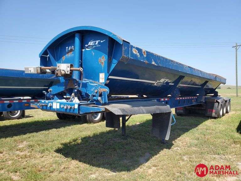 2015 Jet 47FT Side Dump Semi Trailer - Adam Marshall Land & Auction, LLC