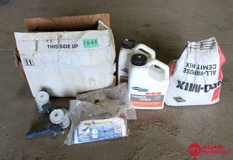 Assorted - Backer Rod Insertion Tools, Rezi-Weld Epoxy, Pro Bond Primer ...