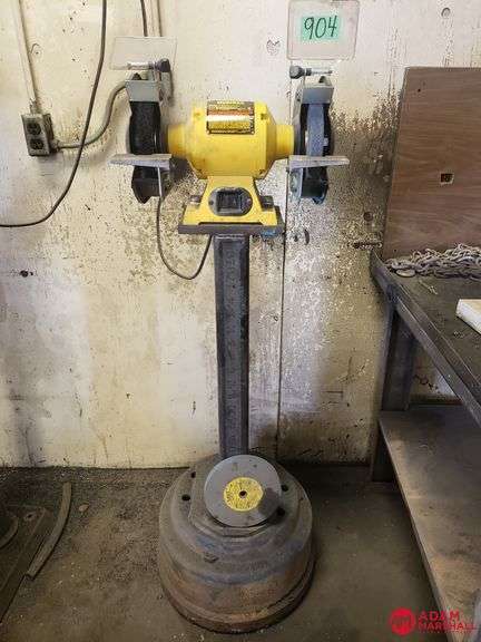 Dewalt DW758 8" bench grinder 120v, 60hz - Adam Marshall Land & Auction ...