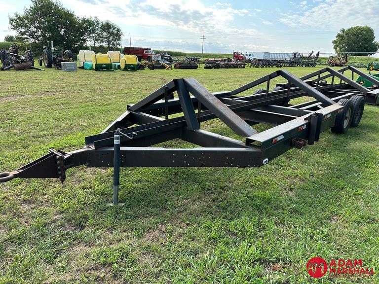 Shop Built 30FT header trailer - Adam Marshall Land & Auction, LLC