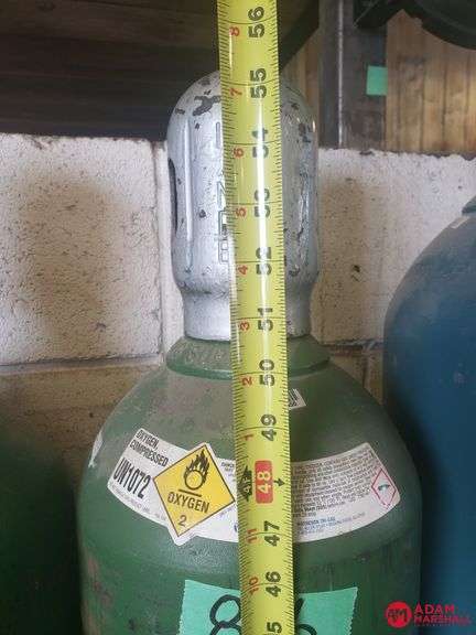 UN1072 Compressed oxygen 2 - Adam Marshall Land & Auction, LLC
