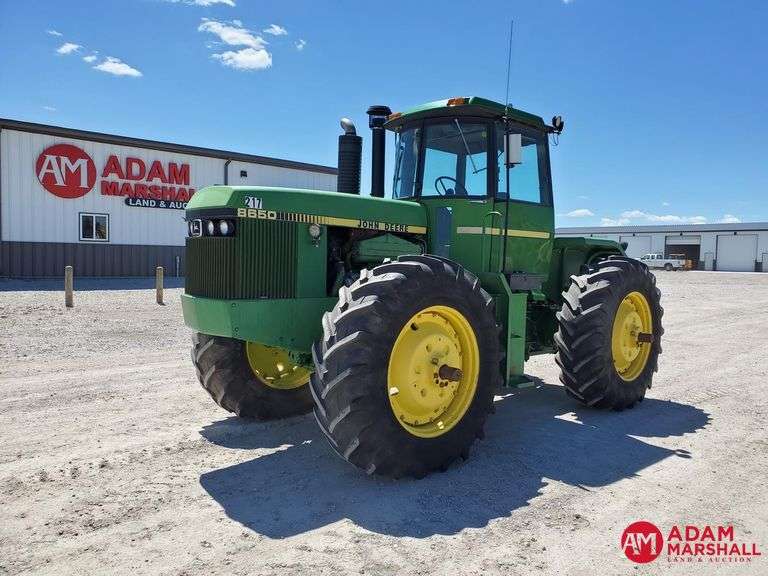 1983 John Deere 8650 4WD Articulated Tractor - Adam Marshall Land ...