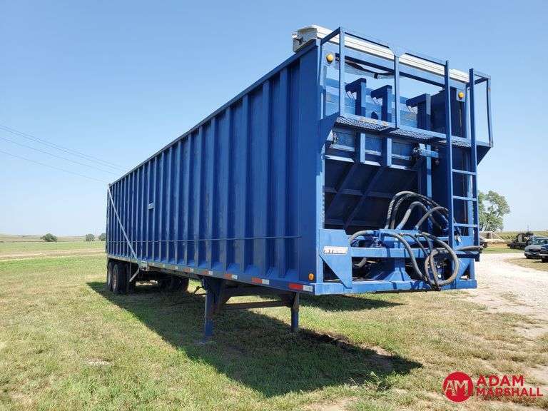 2008 STECO 45FT Pushout Semi Trailer - Adam Marshall Land & Auction, LLC