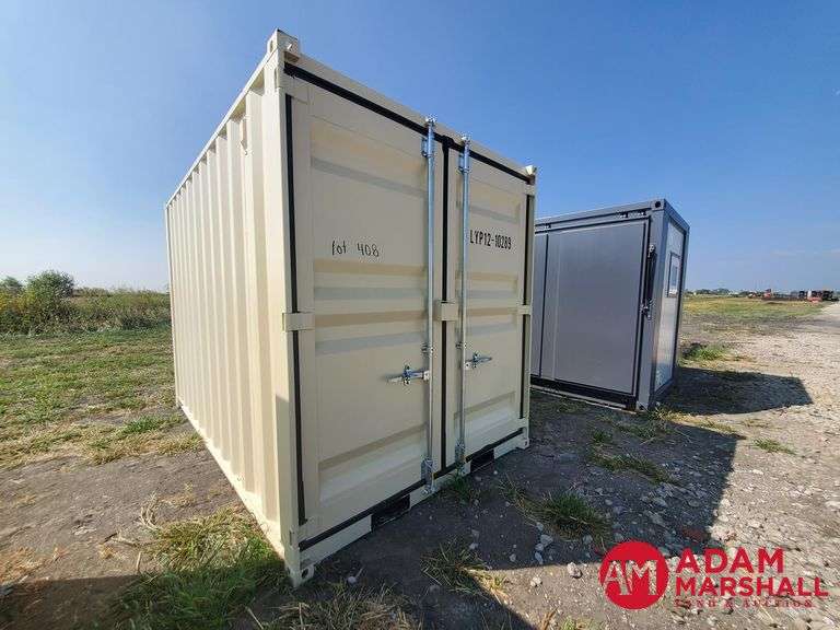 Unused 12FT container - Adam Marshall Land & Auction, LLC