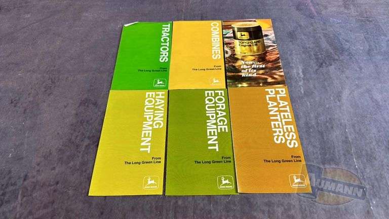 (6)-John Deere Long Green Line Brochures - Aumann Auctions, Inc.