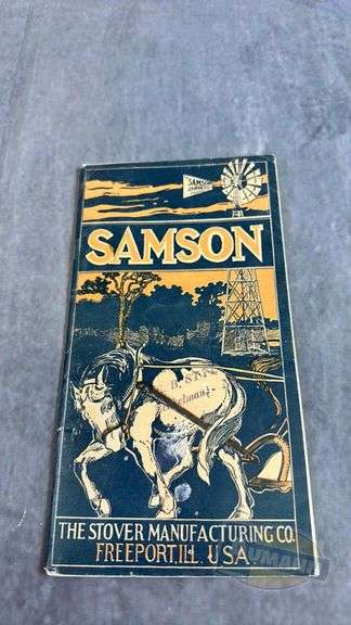 Stover Manufacturing Samson WIndmills Catalog - Aumann Auctions, Inc.