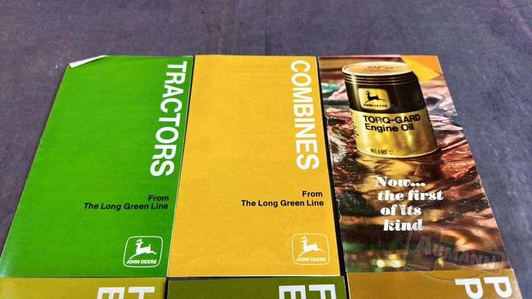 (6)-John Deere Long Green Line Brochures - Aumann Auctions, Inc.