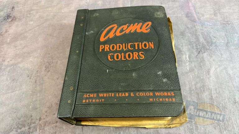 1946 Acme Production Colors Binder - Aumann Auctions, Inc.