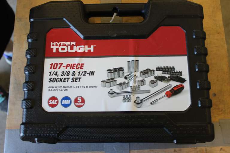 Hyper Tough 107pc Socket Set - Matthews Auctioneers