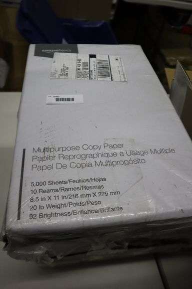 5,000 SHEETS COPY PAPER - Matthews Auctioneers