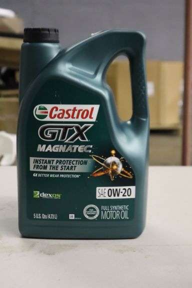 Castrol GTX 0w-20 Motor Oil - Matthews Auctioneers