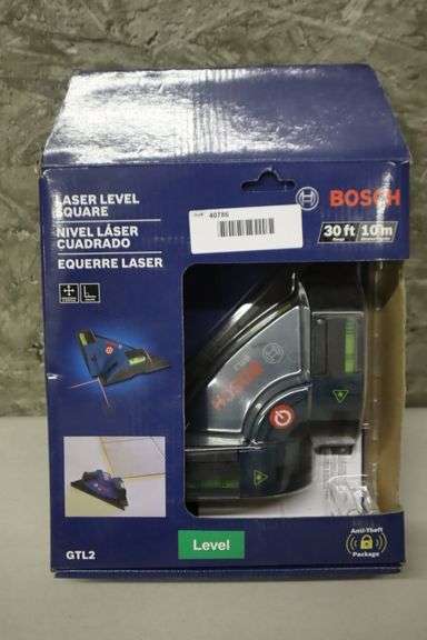Bosch Laser Level Square - Matthews Auctioneers