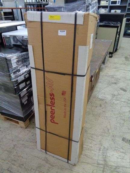 1 -DUAL MAST SCREEN CART - Matthews Auctioneers