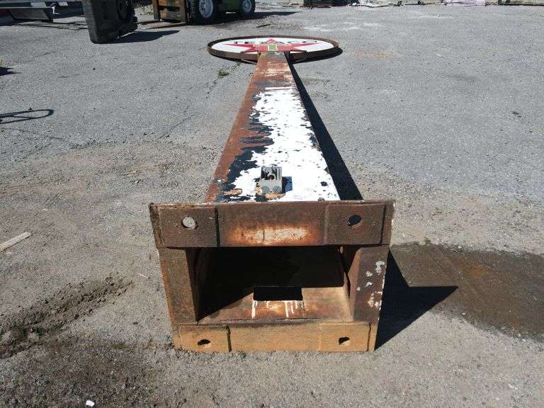 1958 Ceramic 6’ Texaco Sign w/ Pole - Matthews Auctioneers