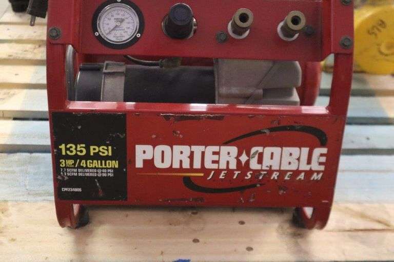 Porter Cable Air Compressor - Matthews Auctioneers