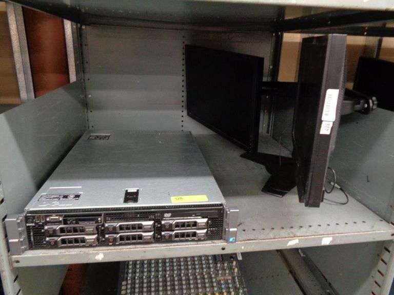 1 -DELL POWEREDGE SERVER W/ MONITOR - Matthews Auctioneers