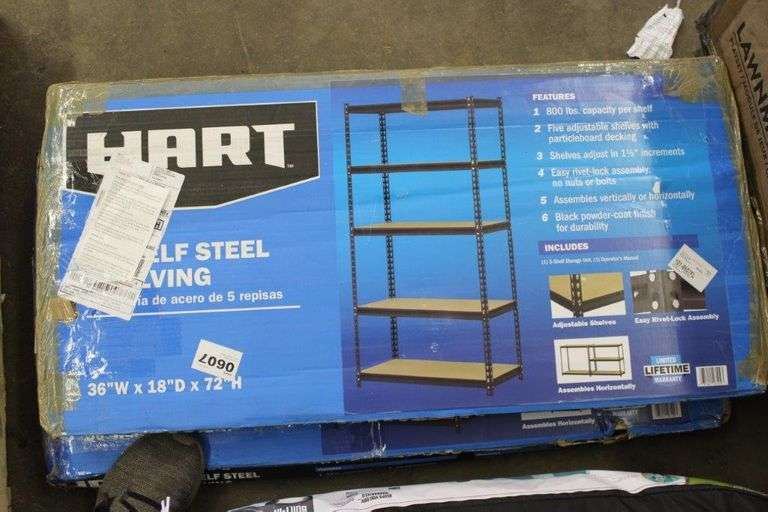 Hart Steel Shelf - Matthews Auctioneers