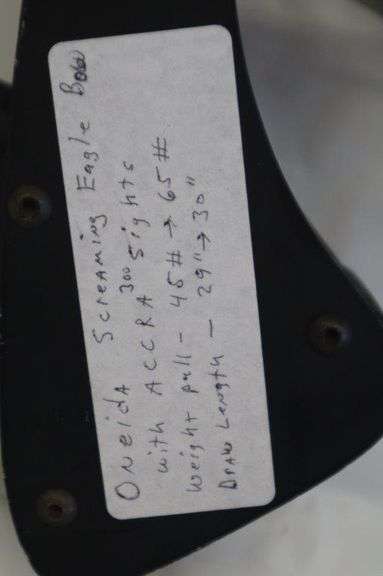 Oneida Screaming Eagle Recurve Compound Bow - Matthews Auctioneers