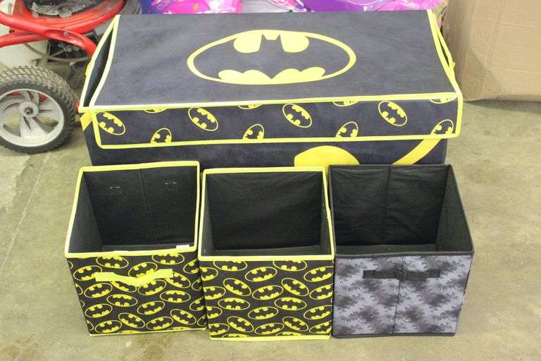 4 Batman Storage Bins - Matthews Auctioneers