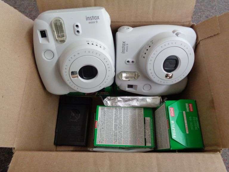 2 -FUJI INSTAX MINI 9 INSTANT CAMERAS - Matthews Auctioneers