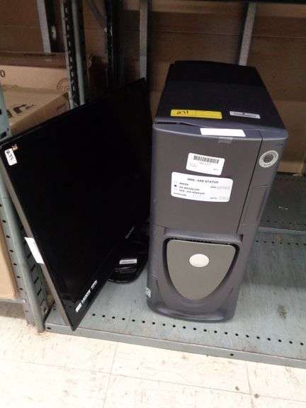 1 -DELL PRECISION 670 COMPUTER W/ MONITOR - Matthews Auctioneers