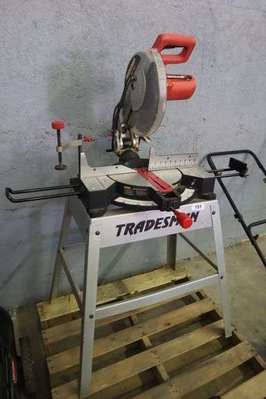 Tradesman Miter Saw with Stand - Matthews Auctioneers