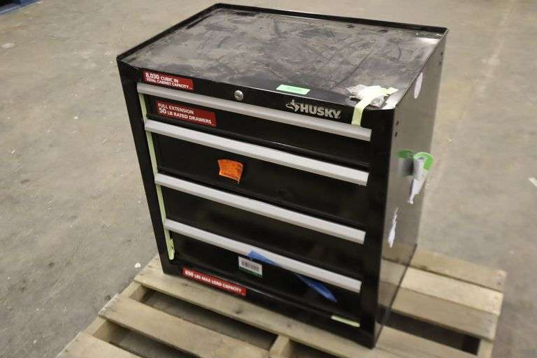 Husky 4 drawer tool box - Matthews Auctioneers