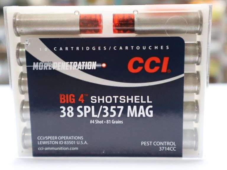 Cci 38 SPL/357 MAG SHOTSHELLS 10 RDS - Matthews Auctioneers